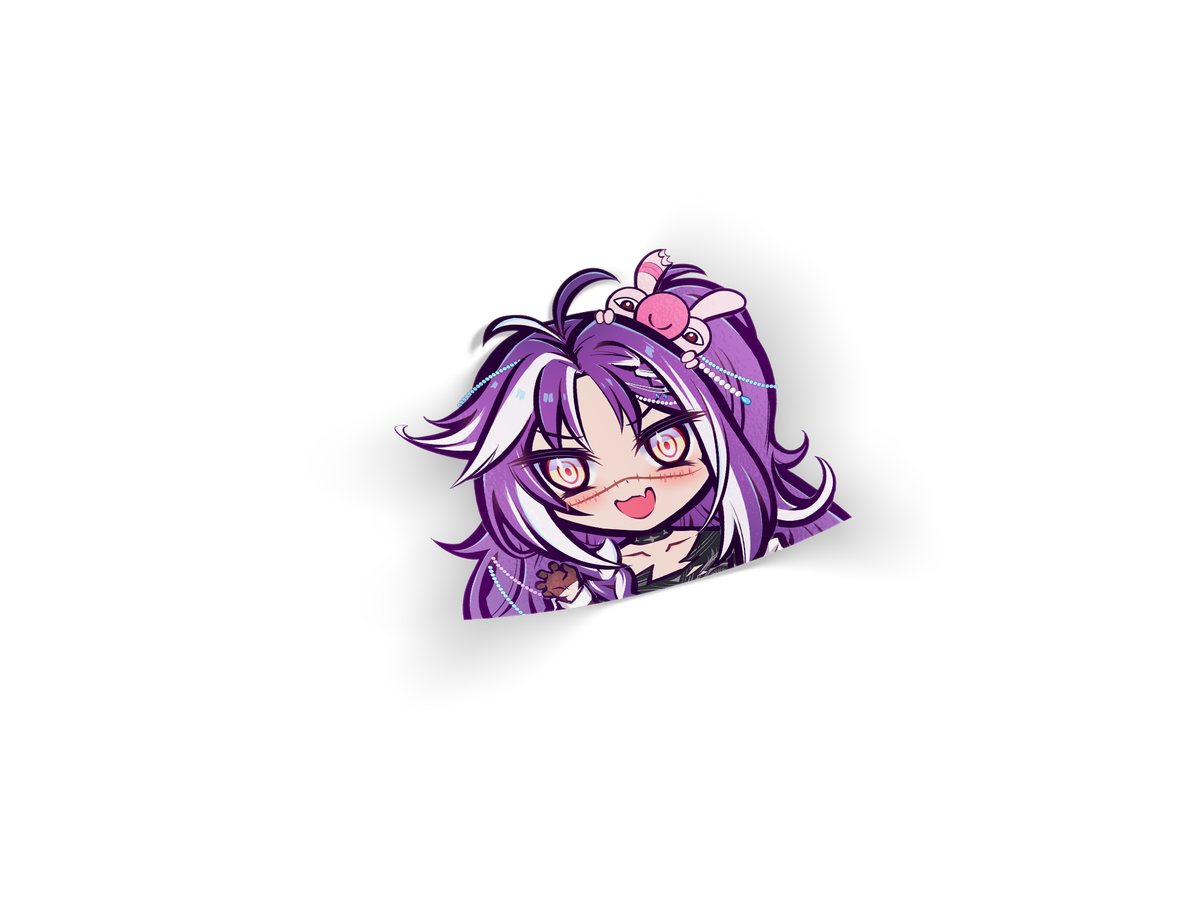 MICHI MOCHIEVEE CHIBI DIE-CUT STICKER DECAL – concon